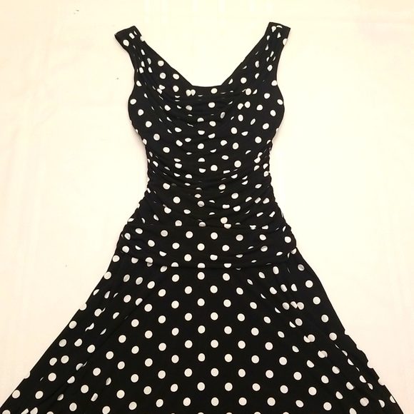 Sophia Christina | Dresses | Sophia Christina Sexy Stretch Polka Dot ...